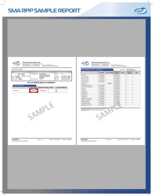 Infectious Disease Testing - SMA Medical Laboratory
