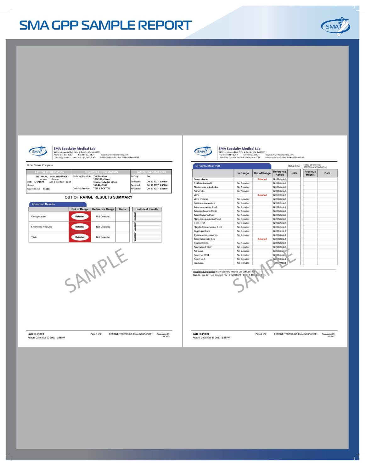 Infectious Disease Testing - SMA Medical Laboratory