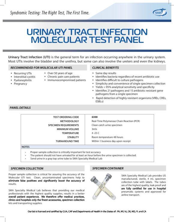 Infectious Disease Testing - SMA Medical Laboratory